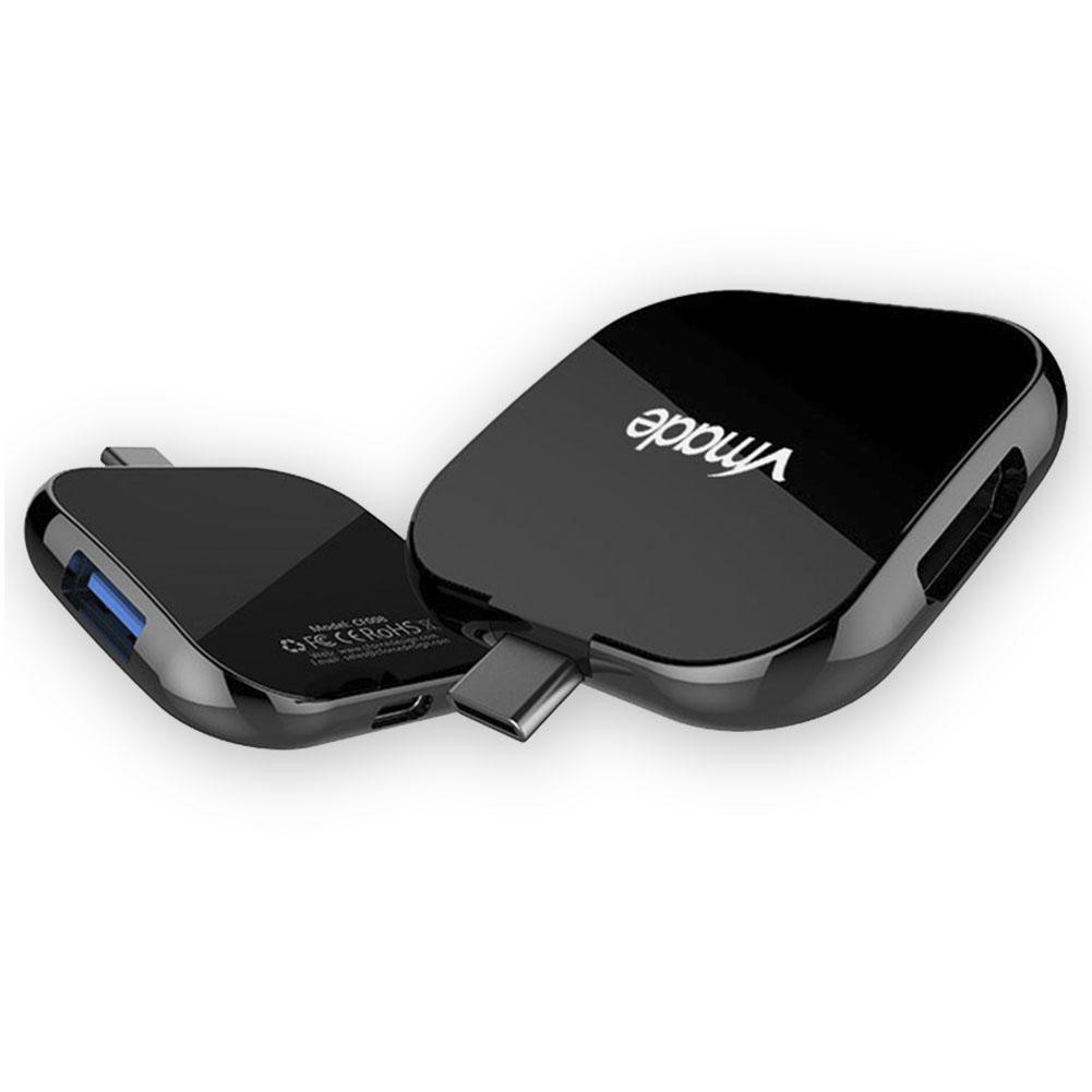Type - C 3 In1 Multi - Port Adapte Vmade Maschio - Femmina Hdmi à¸­à ...