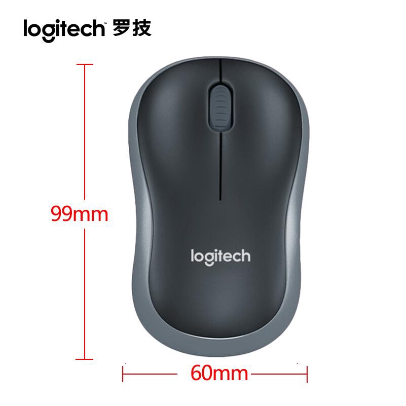 เรือธงอย่างเป็นทางการ Logitech M186 เมาส์ไร้สายสก์ท็อปคอมพิวเตอร์โน๊ต ...
