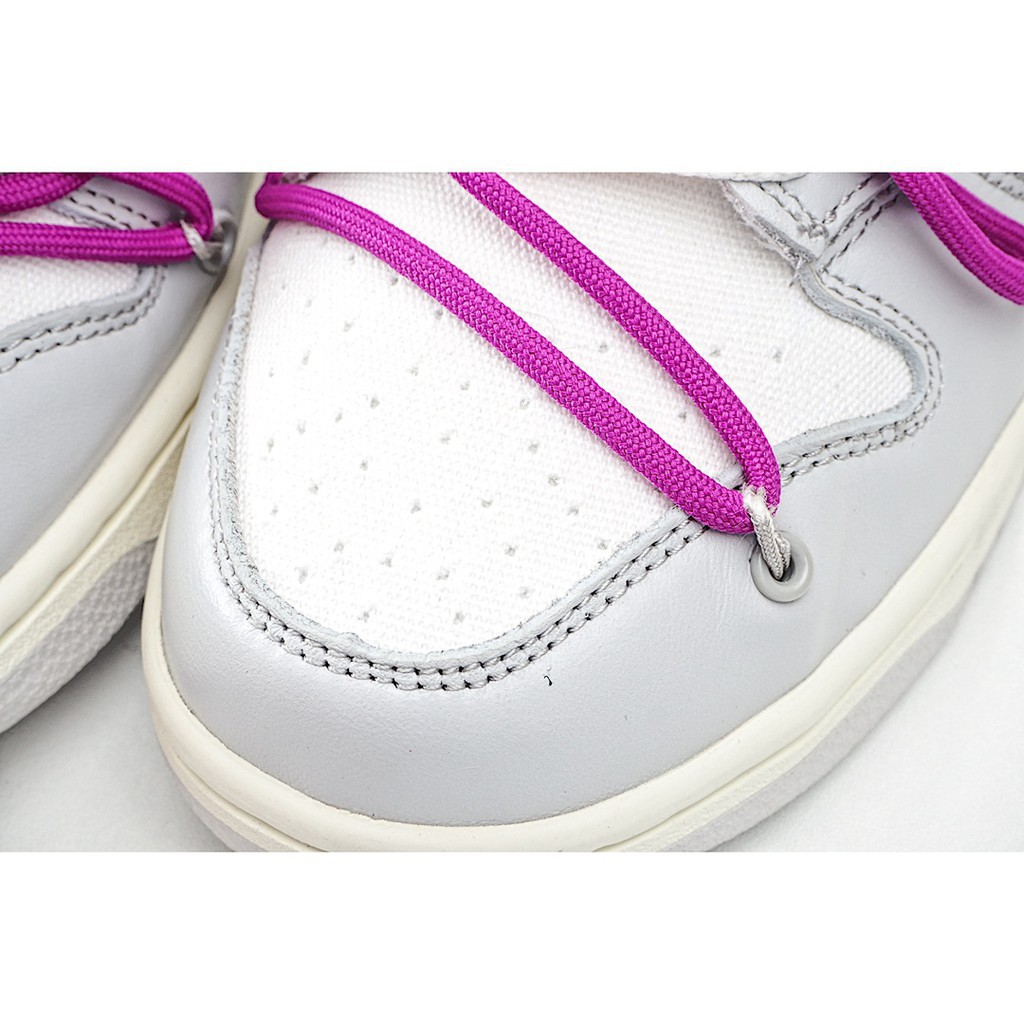 Nike 00ff-White x Dunk Low“21 of 50” OW White ash Retro basketball ...