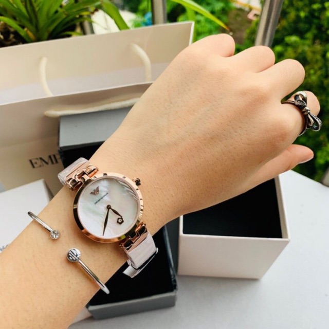 AR11236 Case Diameter: 32 millimeters, Stainless Steel Bezel ...