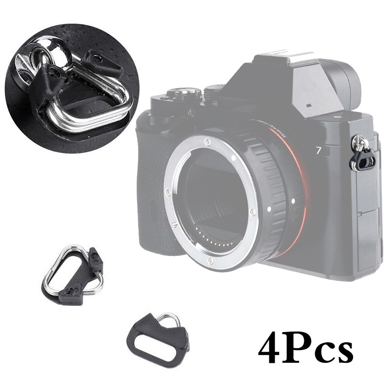₪4PCS Belt Hook Camera Shoulder Strap Triangle Split Ring Replacement ...