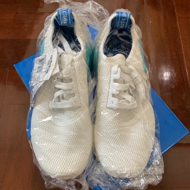 แท้????% Adidas SUPERSTAR "White blue red" สำหรับผู้ชายและรองเท้า ...