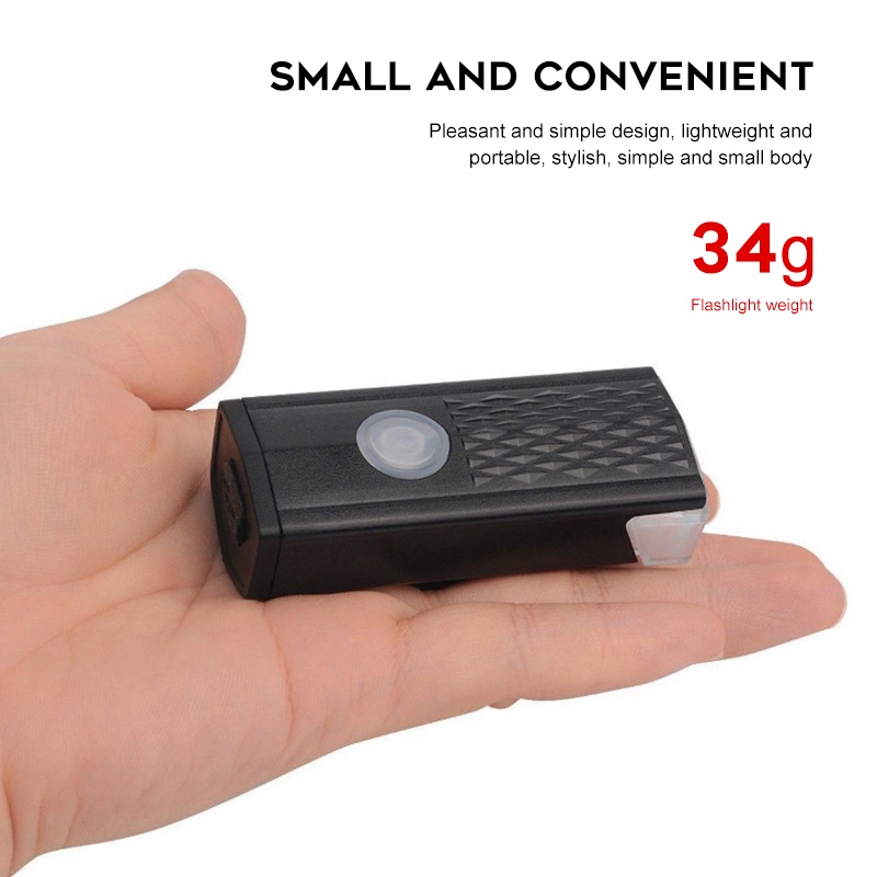 จักรยาน300 Lumens Bicycle Lamp Bike Light USB Rechargeable Front ...