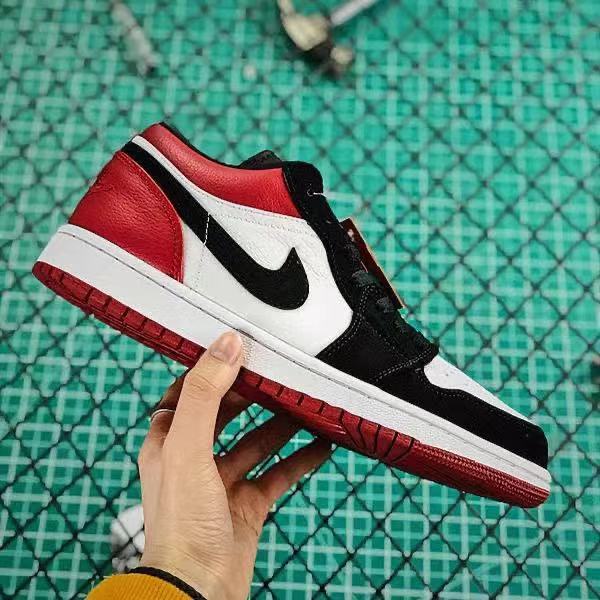 CR-71 Sock Air Jordan 1 top Low Sneakers Men Women kasut kulit aj ...