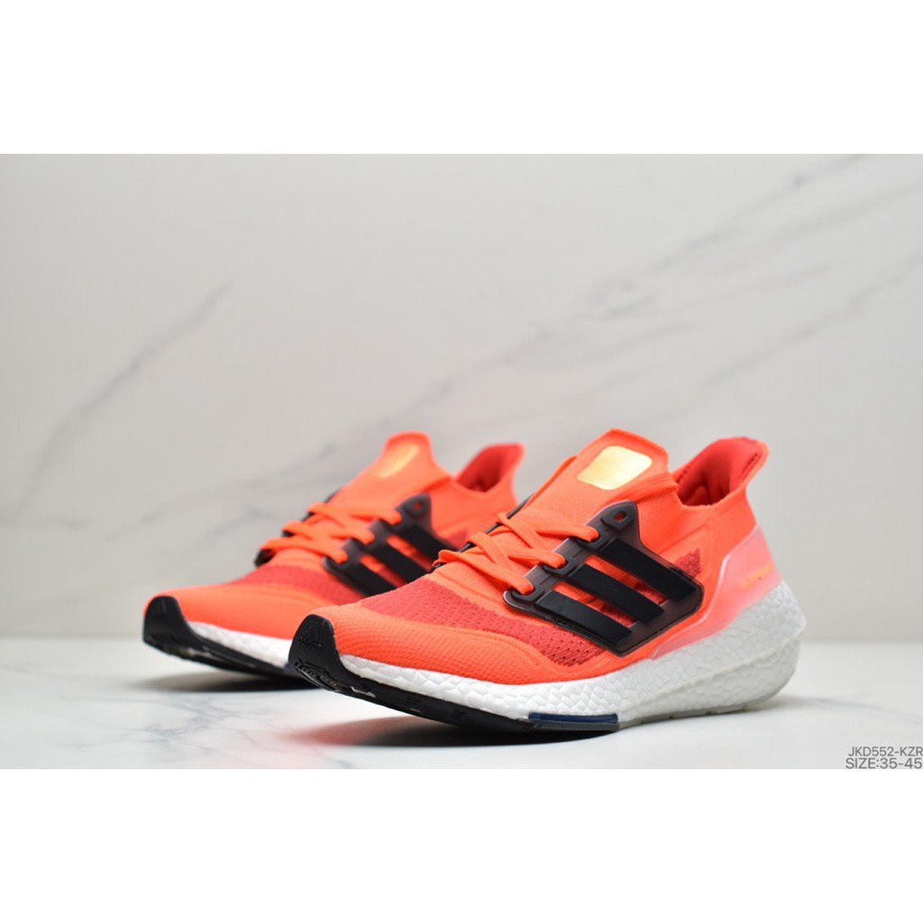 Adidas Ultra Boost 2021 รุ่น UB2021 ของรองเท้าจ็อกกิ้งกีฬาลำลองแบบถัก ...