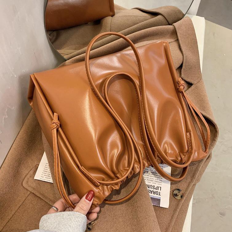 (Milliki Now) Freda กระเป๋าหนังเทียมแบบผูกเชือก (E23) S8S - kuntharq_id ...