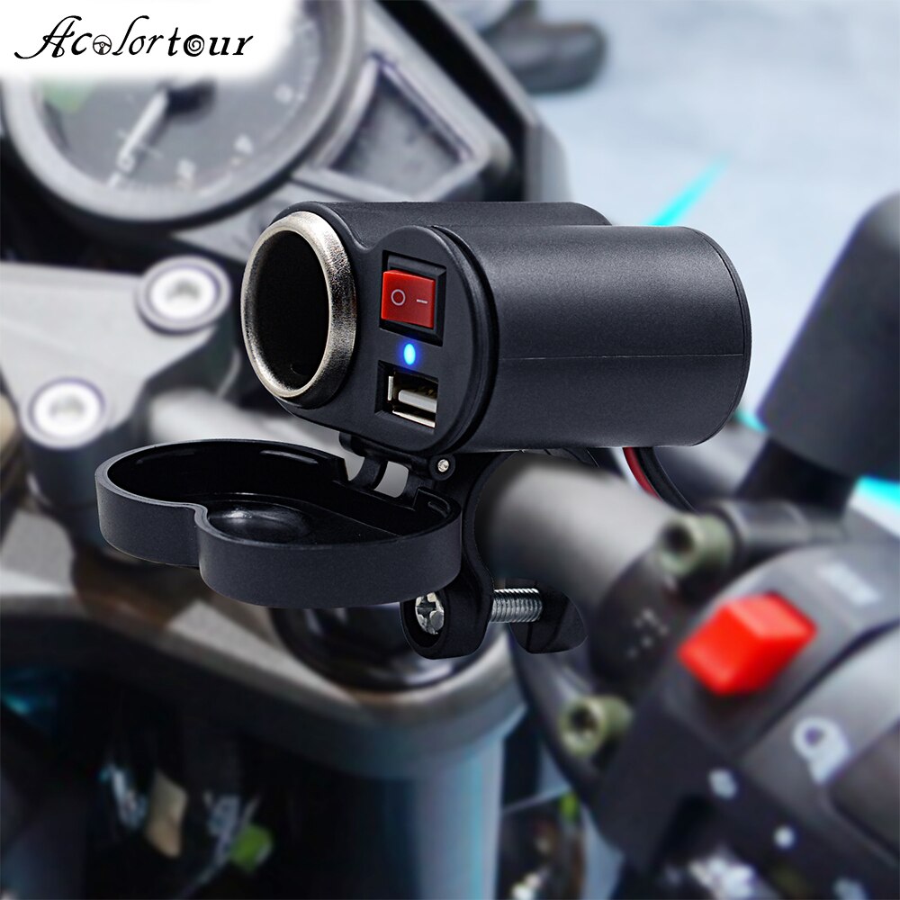 （In Stock）Motorcycle Electronics Accessories 5V/2A Output USB Charger ...