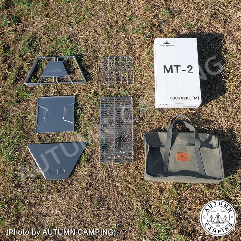 เตาปิ้งย่าง MT-2 เตาสแตนเลส เตาแคมป์ปิ้ง เตาตั้งแคมป์ Campingmoon รุ่น MT2 (สินค้าพร้อมจัดส่ง ...