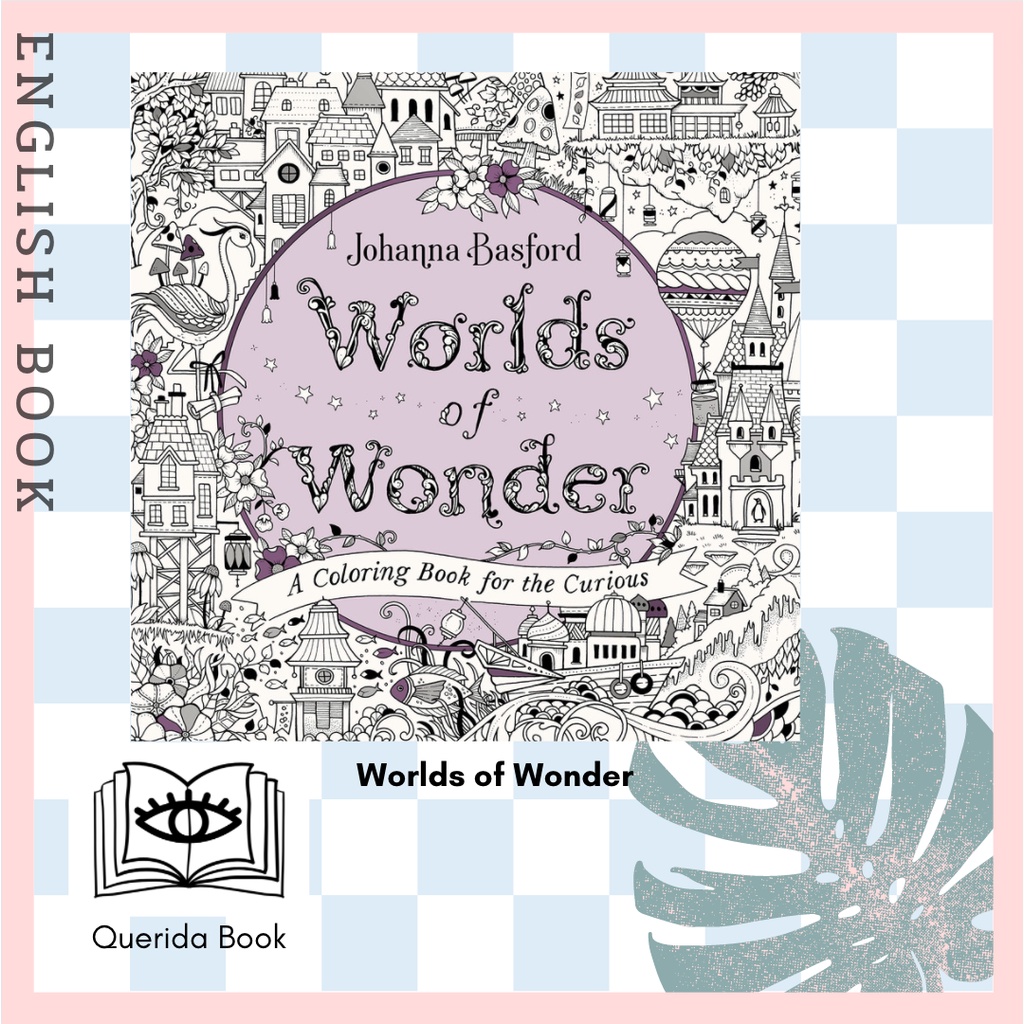 Querida หนังสือระบายสี Worlds of Wonder A Coloring Book for the Curious ...