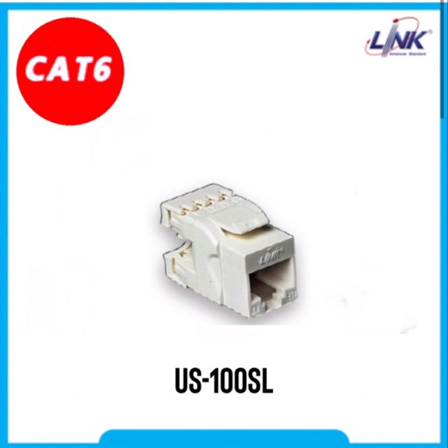 [จัดส่ง ที่รวดเร็ว] LINK US-1006SL Modular JACK, Slim, สีขาว ใช้ ...