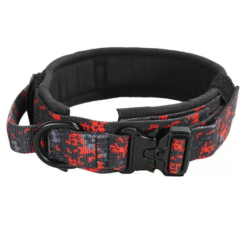 Tactical Dog Collar Leash Set Adjustable Military Pet Collar Perro ...