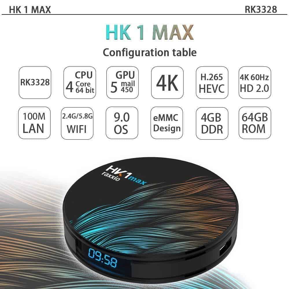 HK1 MAX Android box Android 9 WiFi 2.45 Bluetooth - jungletecs - ThaiPick