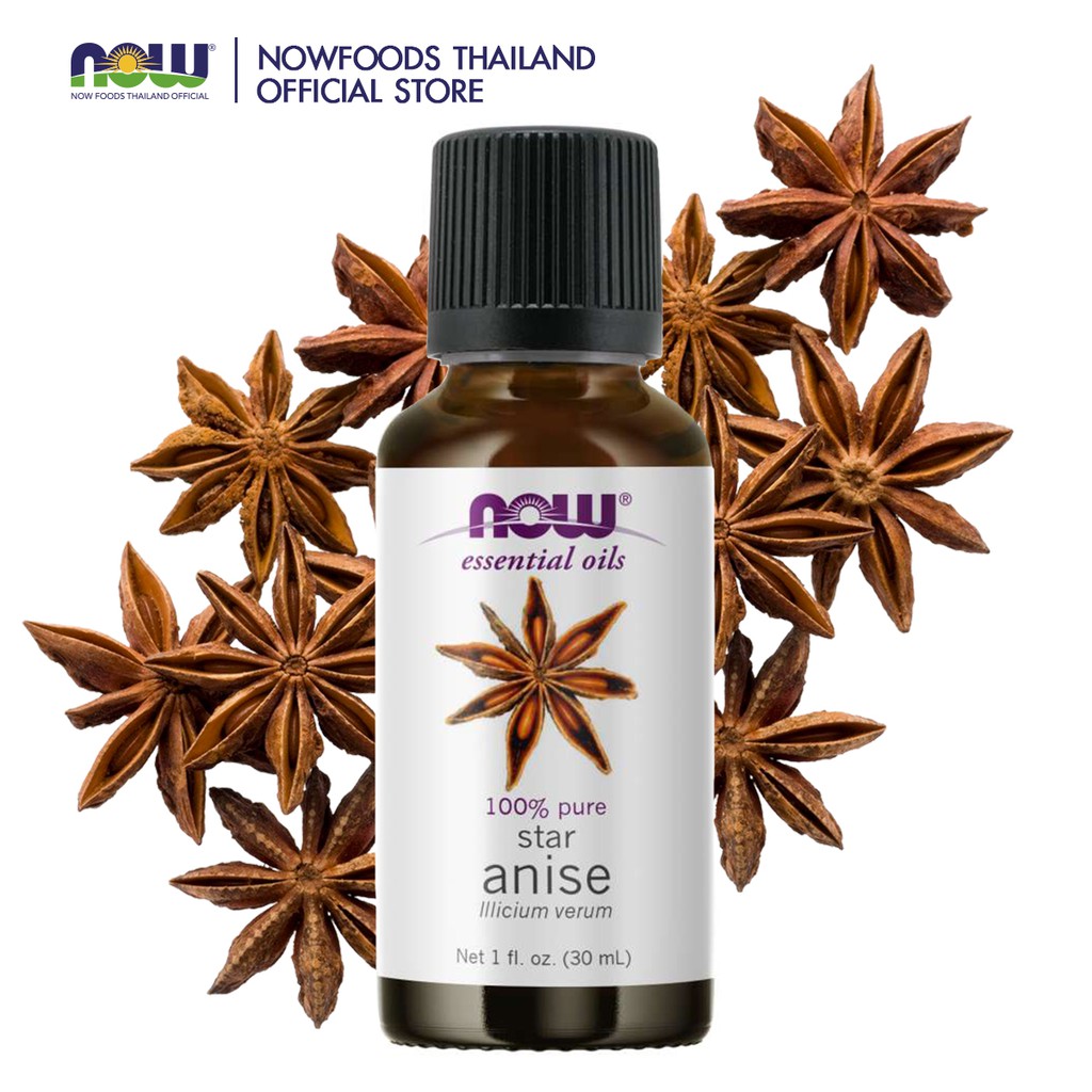 Now Star Anise Essential Oil 30 Ml 100 Pure น้ำมันหอมระเหย โป๊ยกั๊ก Nowfoodsofficialstore