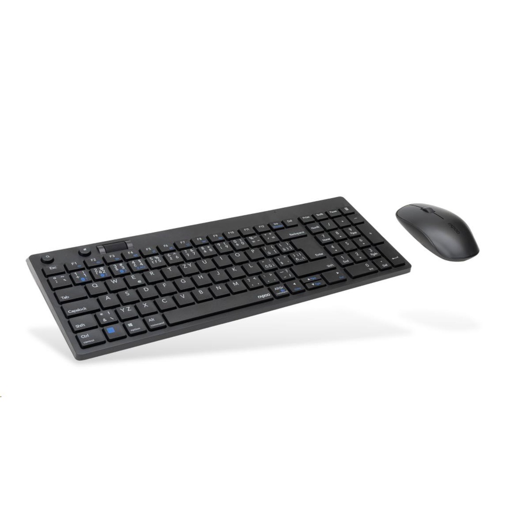 Bluetooth wifi Keyboard Mouse thai Rapoo 8050T BT 4 3 Wireless 2.4G key ...