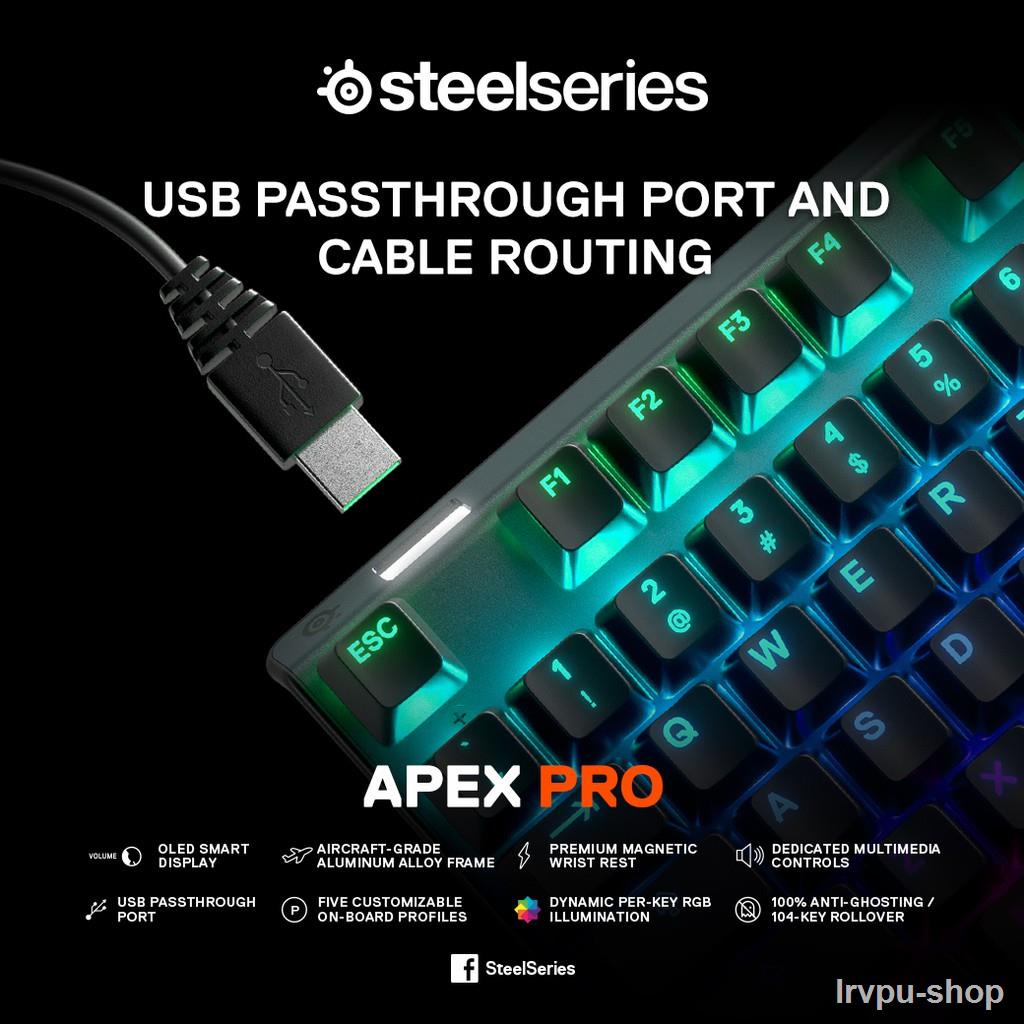 ส่งไวจากไทย???? [ผ่อน 0%] SteelSeries คีย์บอร์ด Apex Pro TH Mechanical ...