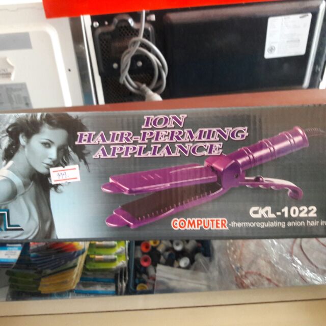 เครื่องหนีบผมไฟฟ้าcklรุ่น1022 หนีบผมตรง | Shopee Thailand