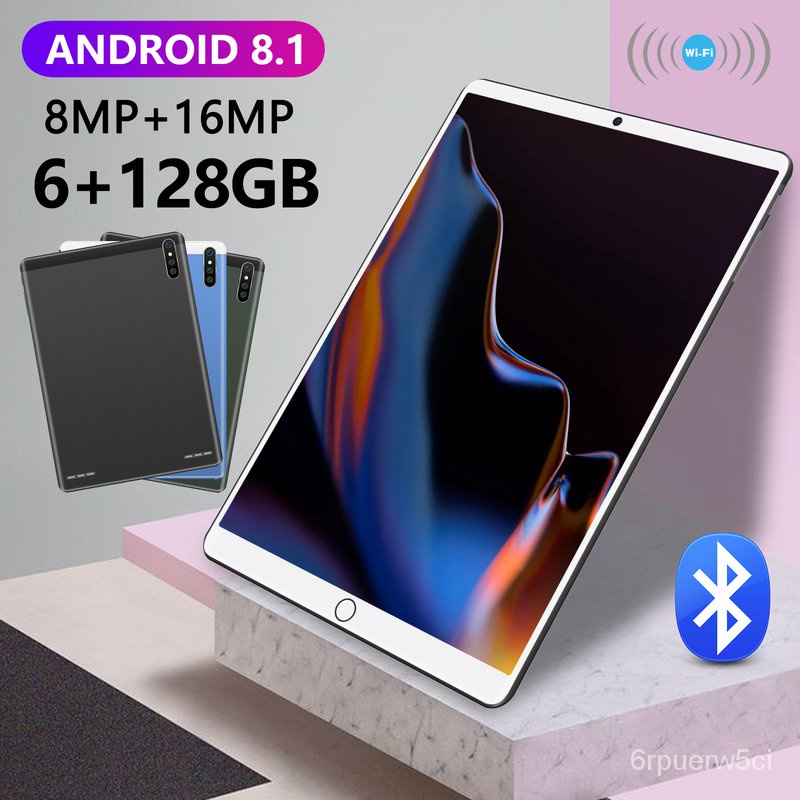 10.1 Inch Android 8.0 Tablet PC 8+128GB Ten-core 4G Phone Call WIFI ...