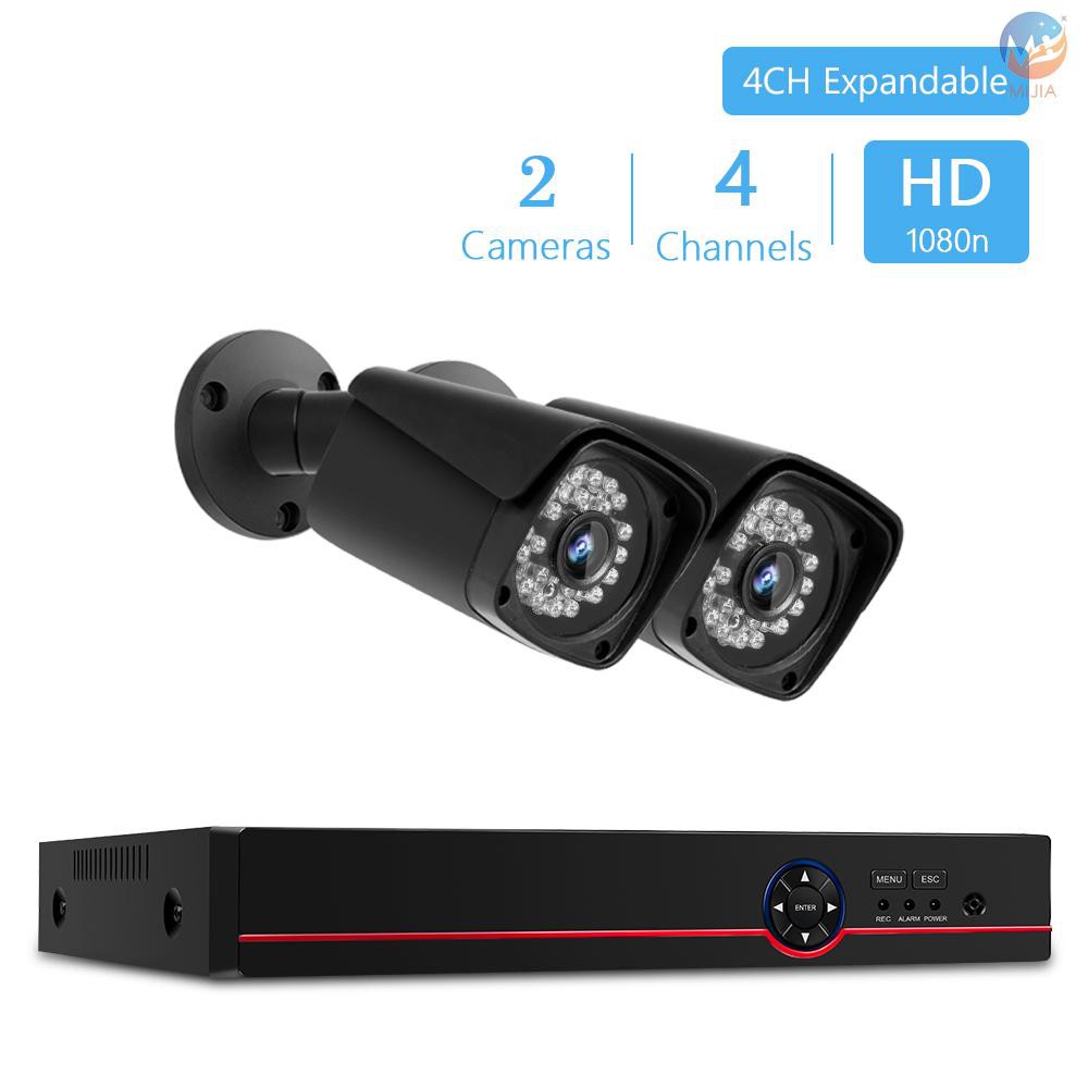 ☀M&J☀ 1080n HD 8CH Video Security Digital Recorder + 4pcs Analog ...