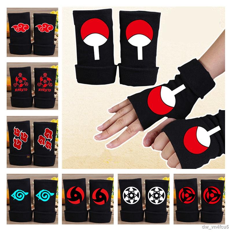 Anime Konoha Hatake Kakashi Sharingan Cosplay Gloves Ninja Uchiha ...