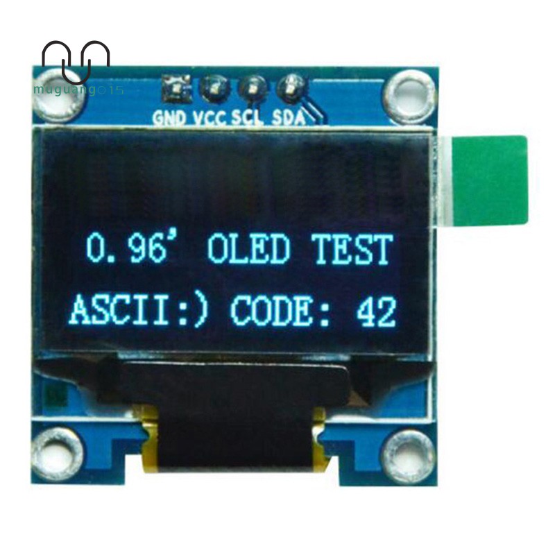 0 . 96 in i 2 c iic serial 128x64 oled lcd led display แผ่นบอร์ดโมดูล ...