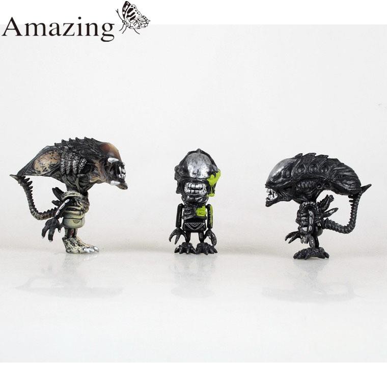 ฟิกเกอร์ HOTTOYS COSBABY AVP Alien Wolf Predator Figure Toy 6 ชิ้น ...