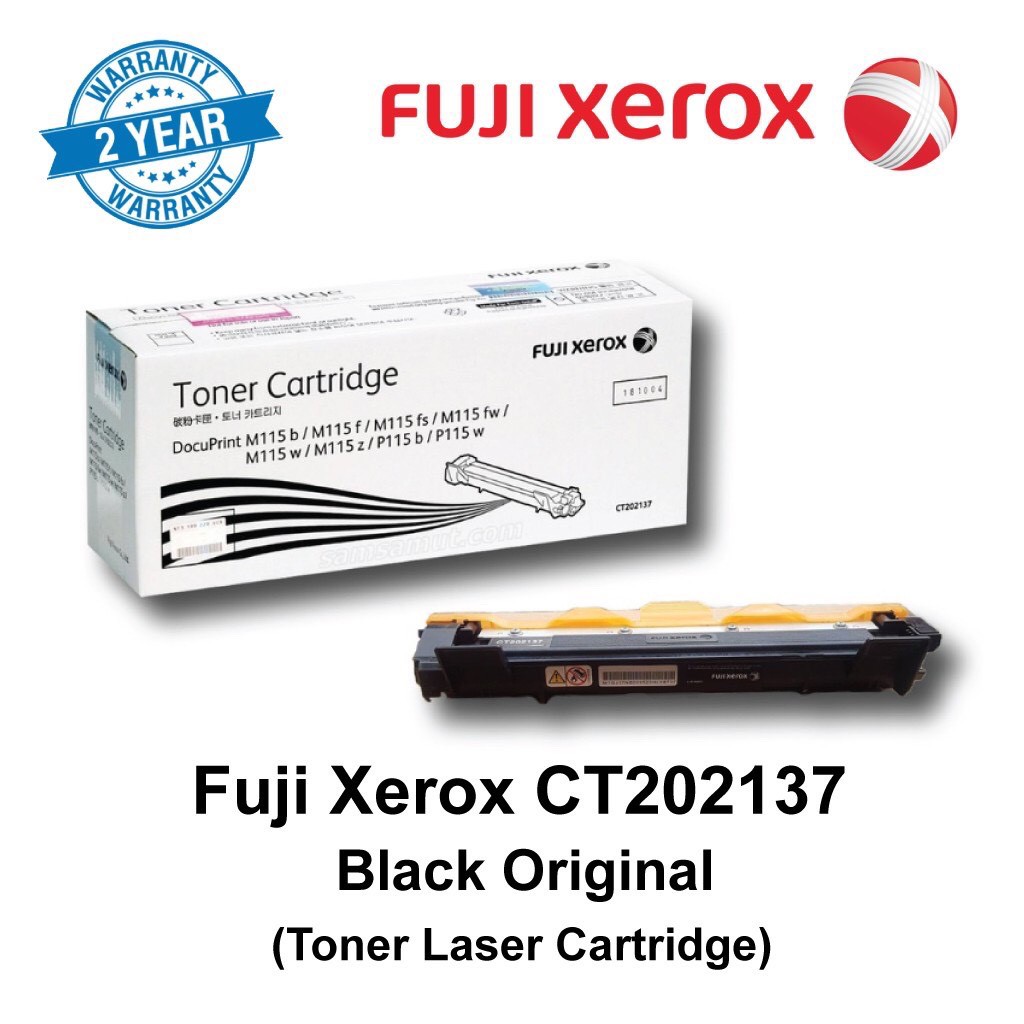 พร้อมส่ง(ส่งฟรี)ตลับหมึก CT202137 Fuji Xerox ของแท้ ตลับหัวแม่พิมพ์ ...