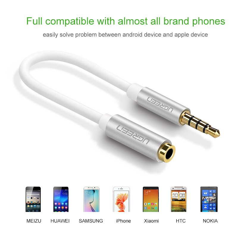 EverSky Ugreen Earphone Headphone Connector OMTP to CTIA Converter ...