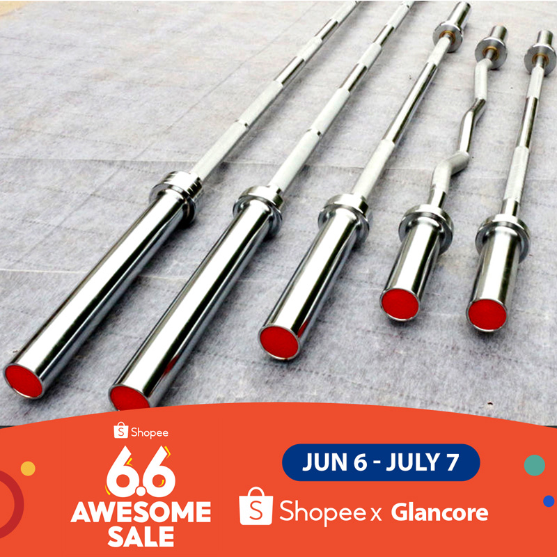 2-Inch Olympic Barbell Bar for Weightlifting, Bench Press, Bodybuilding ...