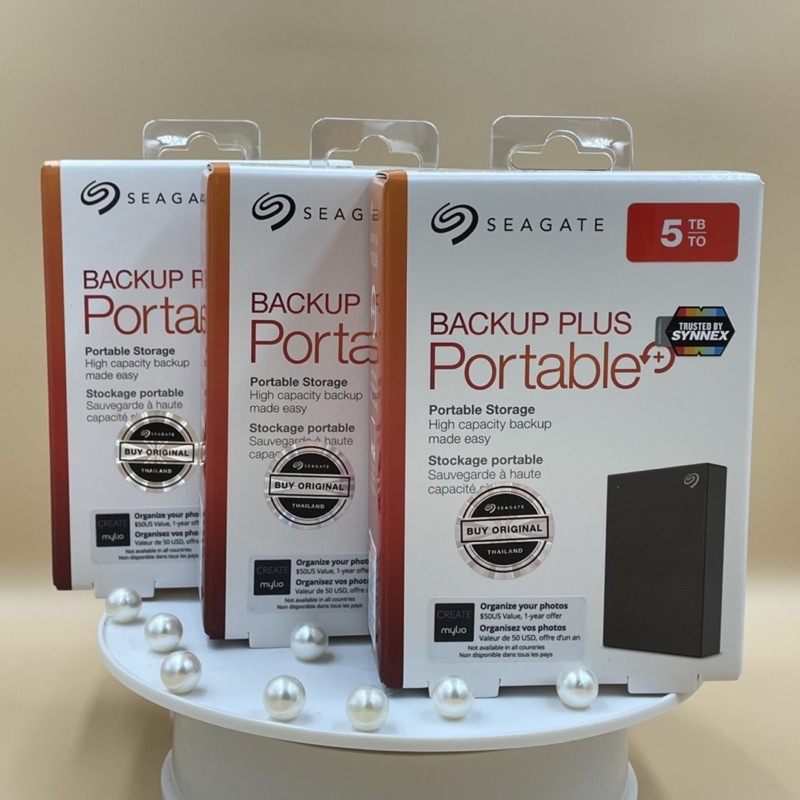 Seagate backup plus portable 5TB สีดำ - poohchicha - ThaiPick
