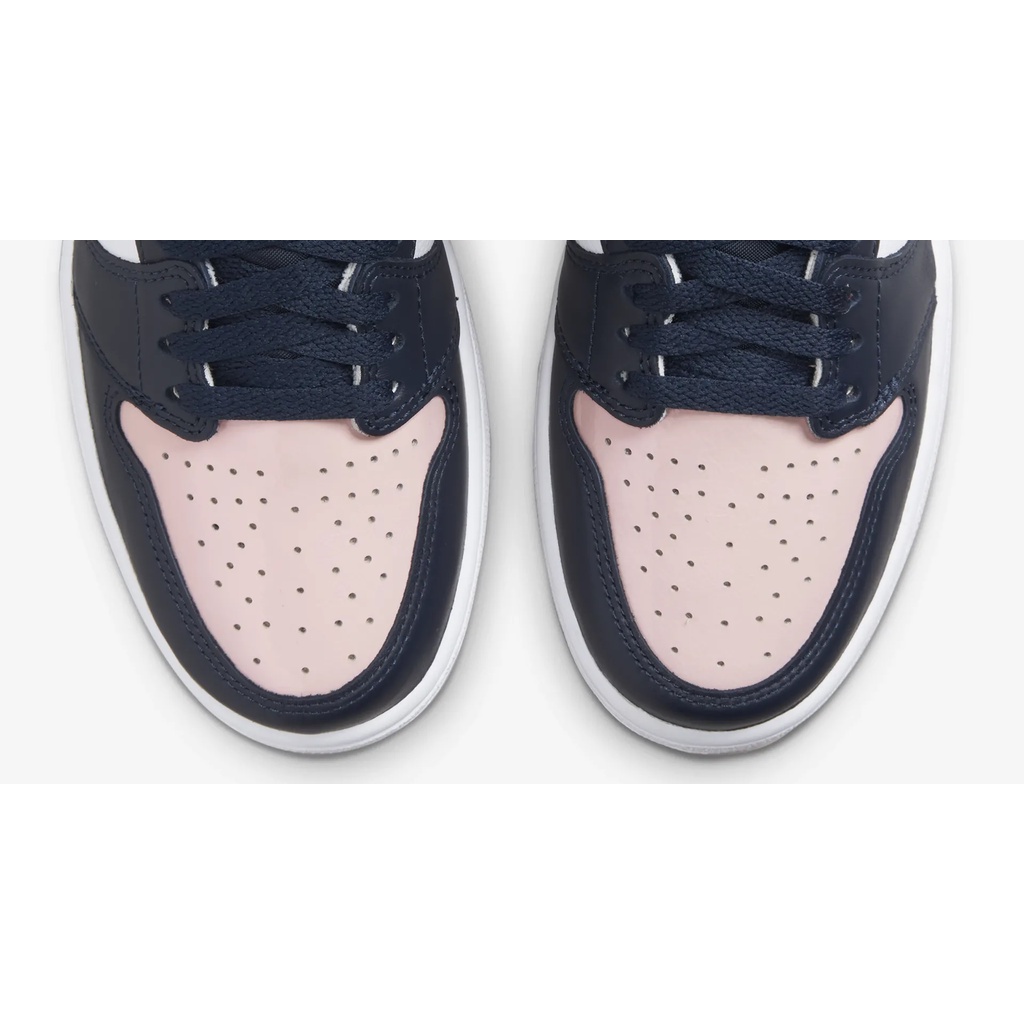 Vopis spot Air Jordan 1 High Atmosphere bubble gum pink and black women ...