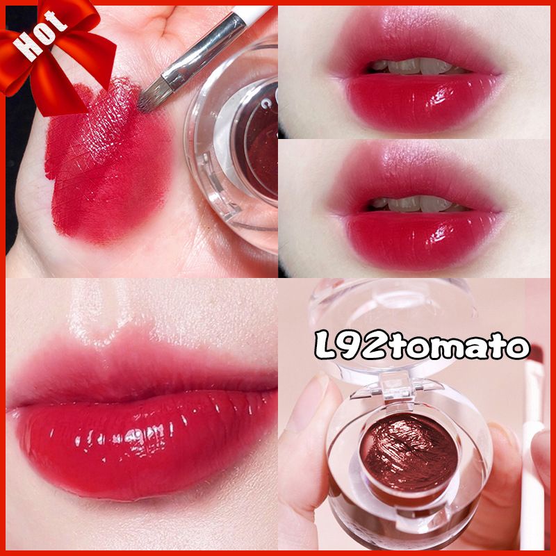 ☽∋ 【Lissng】Ieidi ไวน์ Heart ลิปสติกกระป๋องลิปโคลนลิปสติก Mirrored ลิป ...