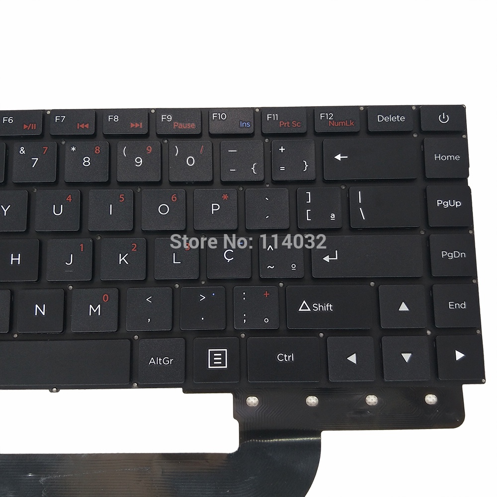 แป้นพิมพ์คอมพิวเตอร์ Notebook Brazil Brazilian Keyboard For Positivo ...