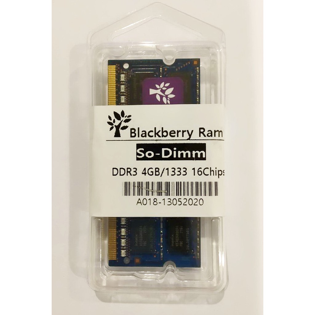 RAM(แรมโน้ทบุ๊ค) DDR3 4GB/1333 NOTEBOOK Blackberry 16 Chip - lshop838 ...