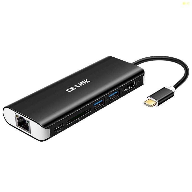 CE-LINK type-c แท่นวางมัลติฟังก์ชั่นกับ hdmi การ์ดเครือข่ายกิกะบิต sd ...