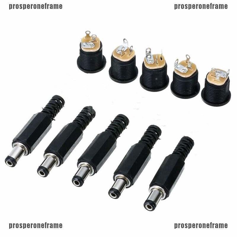 ( Pro ) 10 12 V 3a Male Plug + Female อุปกรณ์ปลั๊กซ็อกเก็ตเชื่อมต่อ Dc ...