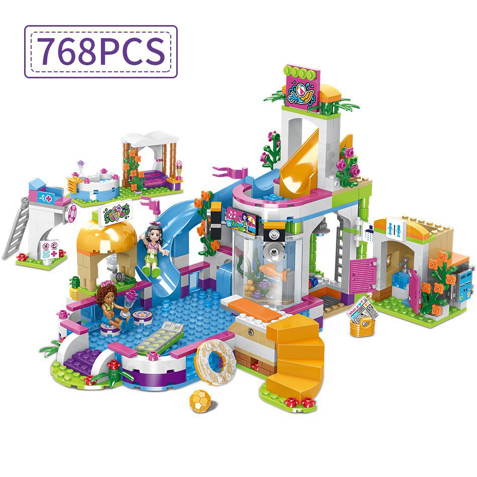 Swimming Pool Lego Toy | Shopee Thailand