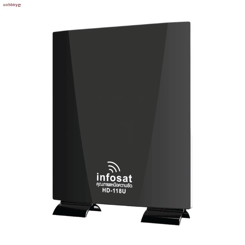 จุดประเทศไทยเสาอากาศ ดิจิตอลทีวี INFOSAT รุ่น HD-118U (มี USB Power ...