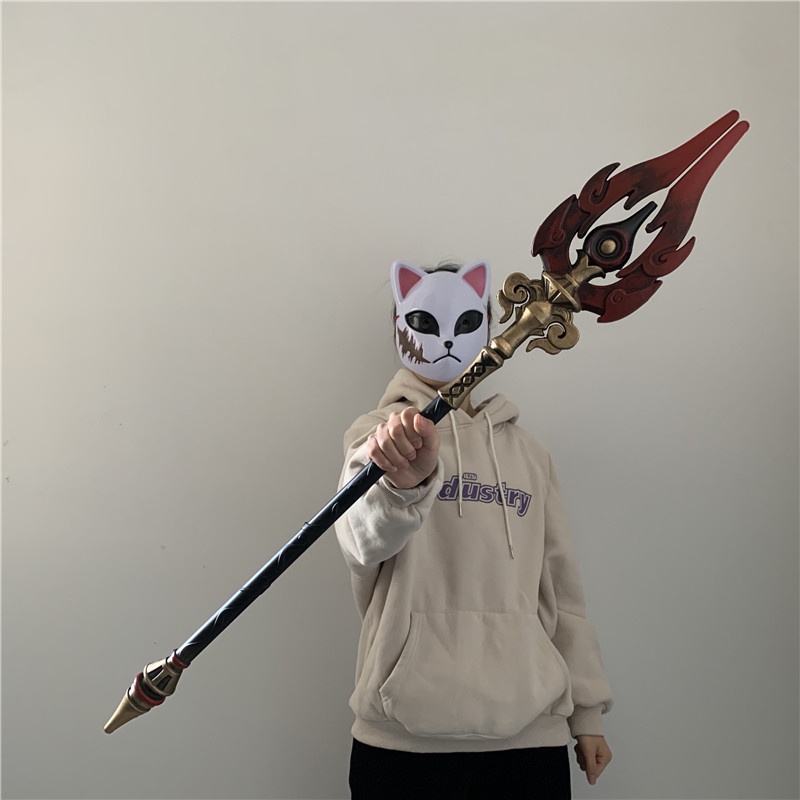 อุปกรณ์ประกอบฉากคอสเพลย์ Game Genshin Impact Sword Weapon Fire God ...