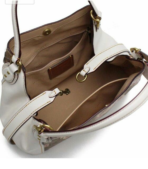 Coach Edie Rose Print งานช้อป มือหนึ่ง สวยมากลายซี - rosebud1 - ThaiPick