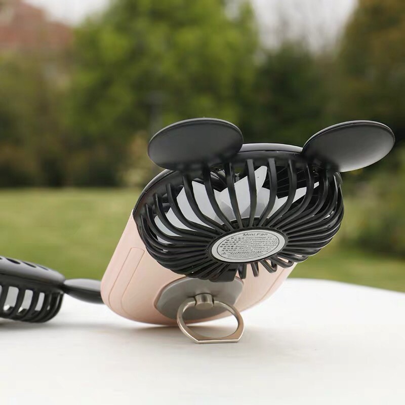 ลดราคา149 มินิพัดลม มิกกี้ Mickey ลูกแมว Kitty แบบพกพา พร้อมสายชาร์จ ...