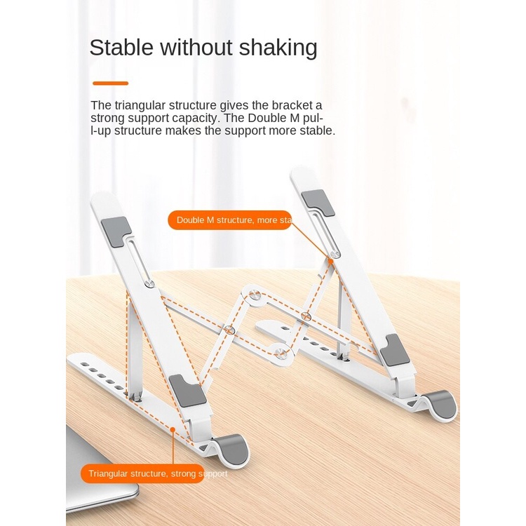 Laptop Stand Holder Desktop Increased Radiator Folding Portable ...