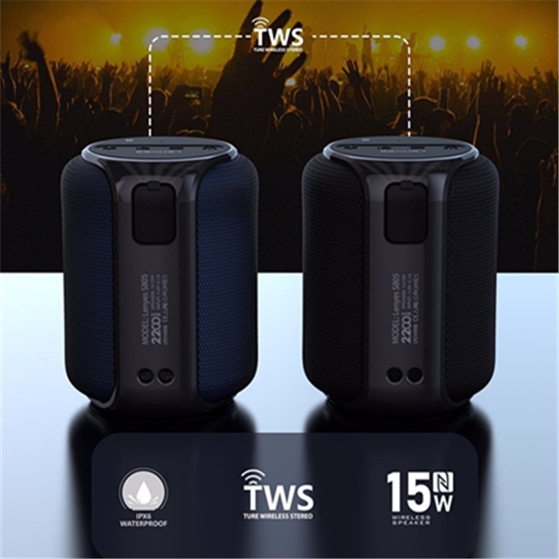 FALL BASS BLUETOOTH SPEAKER 360 DEGREE SOUND LONG PLAYING TIME ...