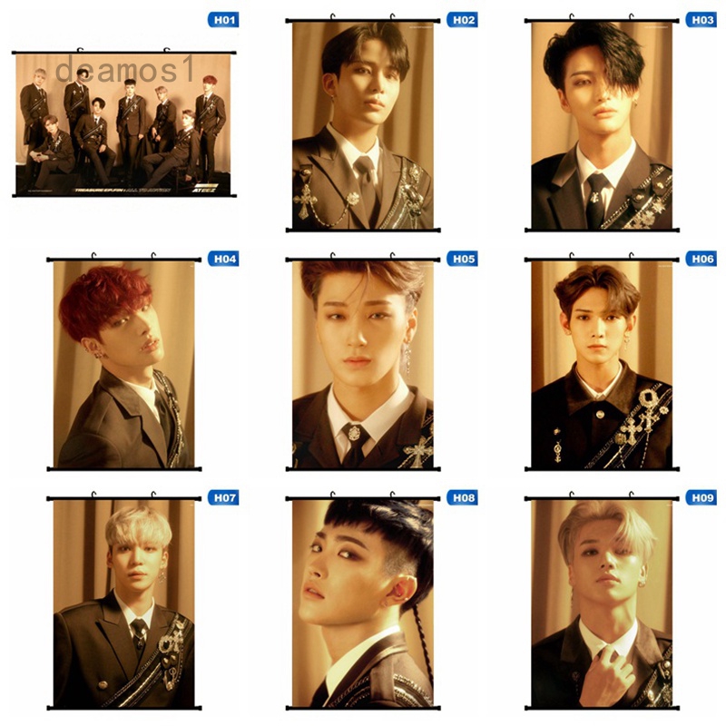 ATEEZ new album custom paintings poster home description - fecome2.th ...