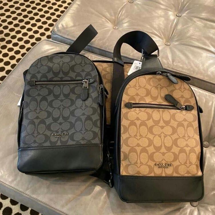 COACH GRAHAM PACK IN SIGNATURE CANVAS | Shopee Thailand