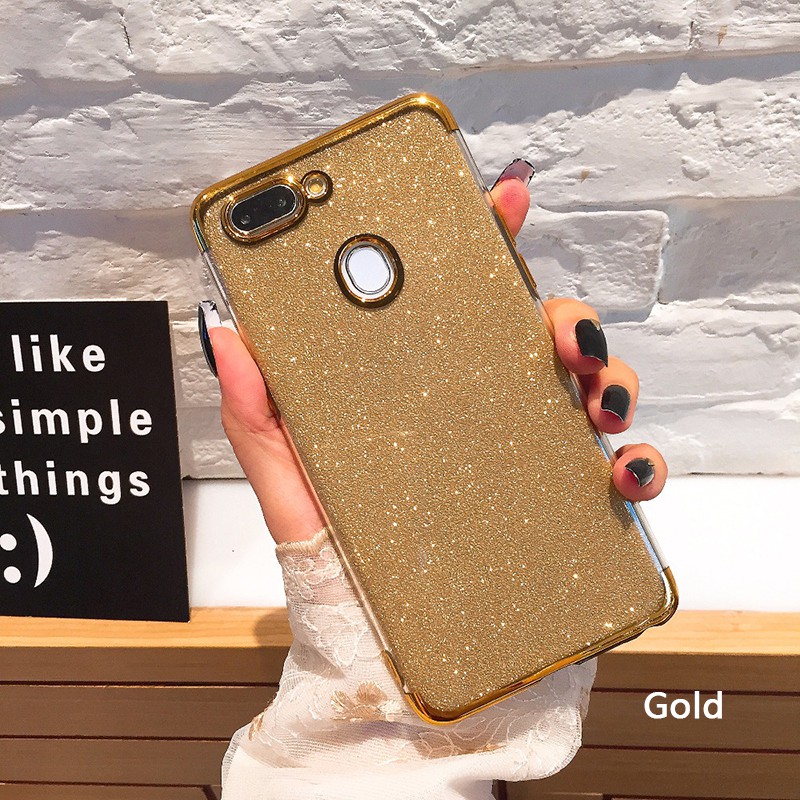 Casing OPPO A5 2020 A9 2020 A3S A5S A12 A12E A39 A57 A83 A1 F1S F5 Case Bling Glitter Soft Cover ...
