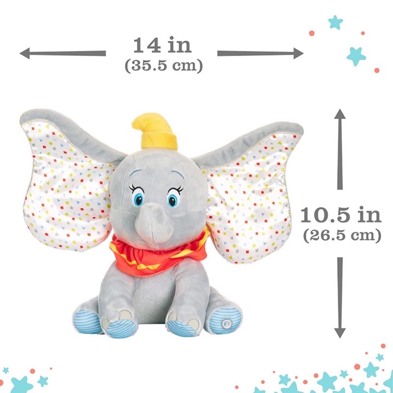 พี่ดัมโบ้ หูกระดิกตามเพลง Dumbo Animated Plush with Music Flapping Ears ...