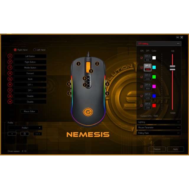 Neolution E-Sport Gaming Mouse Luna เมาส์เกมมิ่งไร้สาย - neolution ...