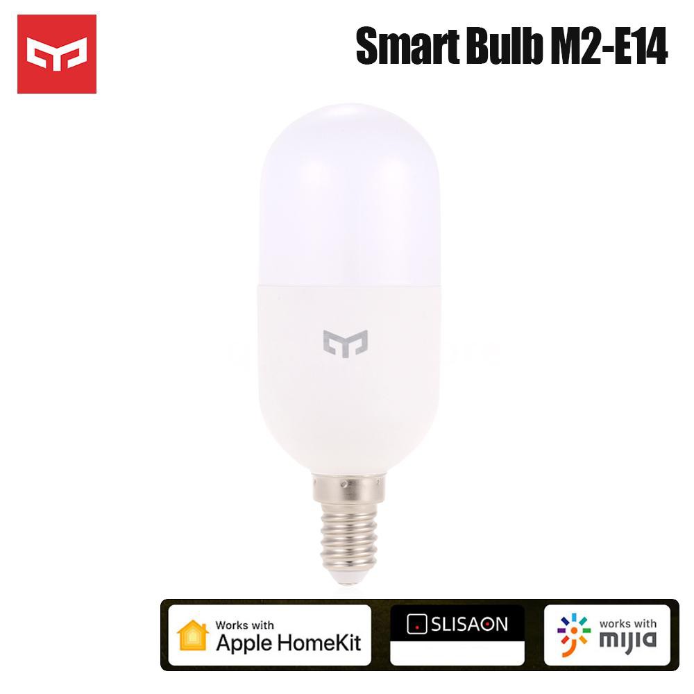 ส งฟร Yeelight Smart Bulb M2 E14 Yldp25yl App Control Work With Gateway Apple Homekit Ac220v ...