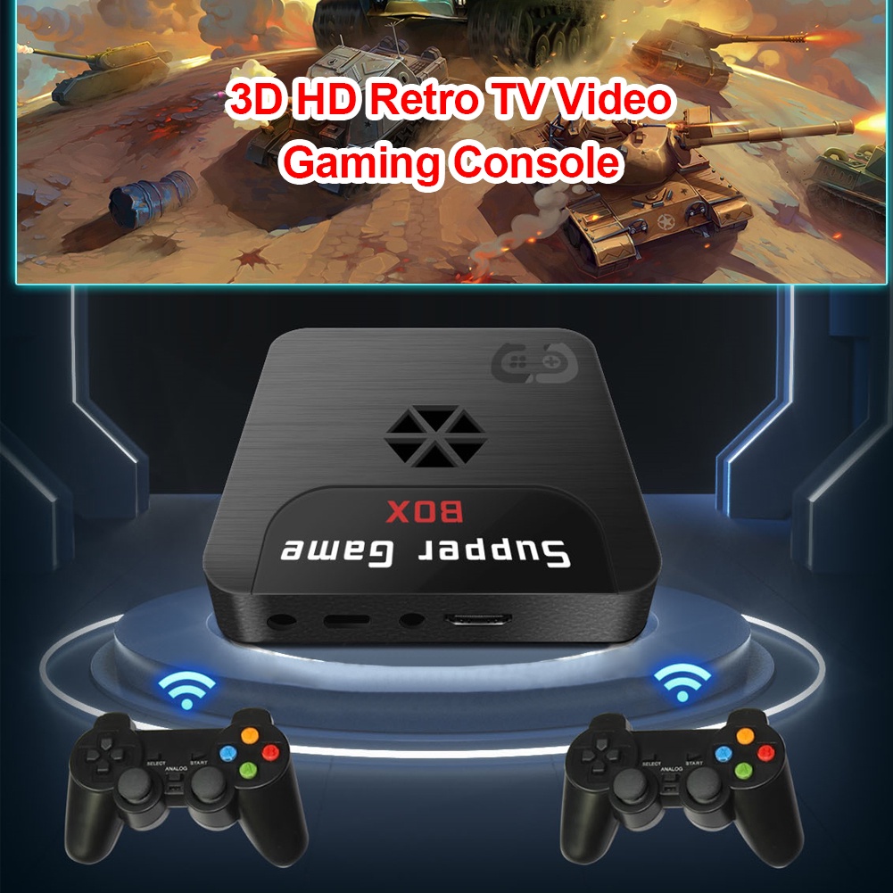 Mini Retro Console Wireless Controller Dual Players 3D HD Retro TV ...