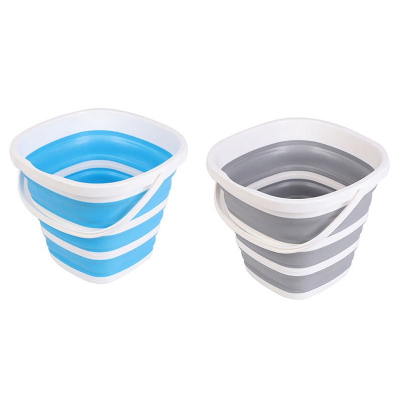 Portable Folding Bucket Foldable Basin Tourism Outdoor Folding Bucket ...